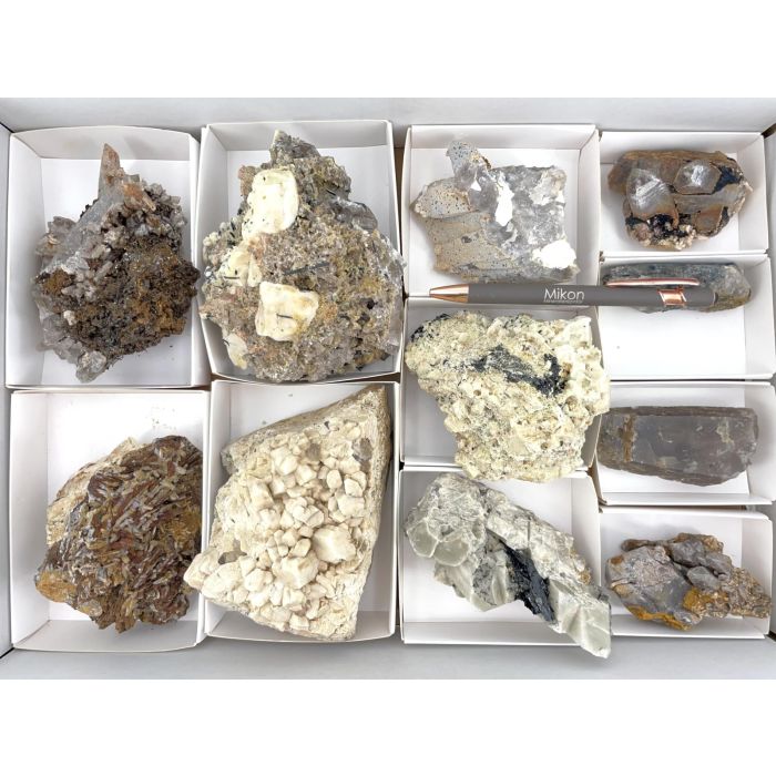 Zirkon, Rauchquarz, Aegirin, Siderit xx; Mt. Malosa, Zomba, Malawi; 1 ...